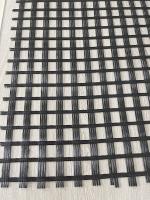 China 80kN Fiberglass Yarn Ground Gravel Geogrid Asphalt Reinforcement For Grid Paver for sale