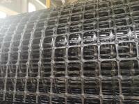 China Soft Soil Reinforcement Biaxial Plastic Geogrid 30kN/m For Road Construction for sale