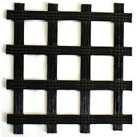 China Wear Resistance Bitumen Biaxial Polyester Geogrid For Soft Soil Road Reinforcement for sale