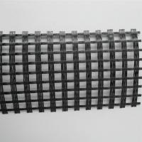 China Erosion Resistance Fiberglass Geogrid For Road Stabilization , Roadbed Enhancement Geogrids for sale
