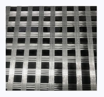 China High Strength Long Fiberglass Geogrids Self Adhensive Type For Platforms And Walkways for sale