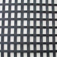 China High Tensile Strength Fiberglass Geogrid 200kn Low Elongation For Secondary Enhancement for sale