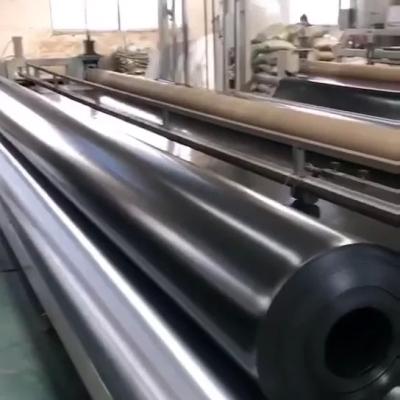 China 0.75mm 30 Mil Thick HDPE Geomembrane Agricultural Pond Liner Gm13 Standard for sale