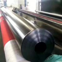 China 1mm Black Polyethylene HDPE Geo Membrane Sheet Lagoon Lined Anti Seepage for sale