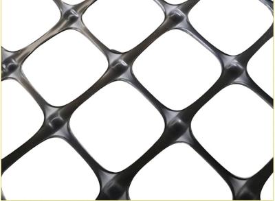 China Polypropylene Two Way Geo Grid Biaxial Plastic Geogrid For Retaining Wall for sale