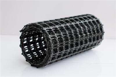 China High Tensile Strength Polypropylene Biaxial Geogrid 40KN For Road Construction for sale
