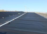 China Plastic Black Pond Liner HDPE Geo Membrane For Water Reservoir Mining Landfill for sale