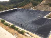 China 20Mil HDPE Geomembrane Lining Corrosion Resistant For Fish / Shrimp Ponds for sale