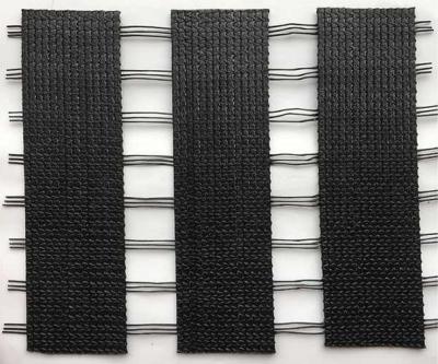 China 900-50KN High Strength Polyester Uniaxial Geogrid For Stabilication Reinforcement for sale