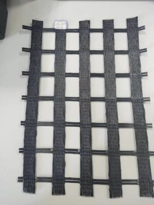 China 250-50 Kn/M PET Uniaxial Polyester Roadbed Reinforcement Geogrid For Road And Railway for sale