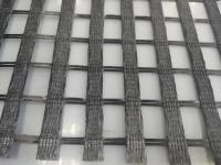 China 250-50 Kn/M PET Uniaxial Polyester Roadbed Reinforcement Geogrid For Road And Railway for sale