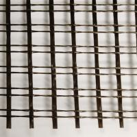 China High Tensile Strength Basalt Fiber Mesh Geogrid For Asphalt Reinforcement Concrete Construction for sale