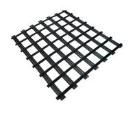 China PVC Or SBR Coated UX Reinforce Polyester Geogrid 5.2x100M Retaining Walls Stabilizer for sale