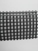 China ASTM ISO Fiberglass Road Geogrid 120 Kn/M , Geogrid For Retaining Wall Reinforcement for sale