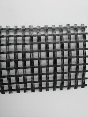 China ASTM ISO Fiberglass Road Geogrid 120 Kn/M , Geogrid For Retaining Wall Reinforcement for sale