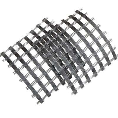 China Weather Resistant 120kn Fiberglass Geogrid For Civil Engineering Soil Reinforcement Solution for sale