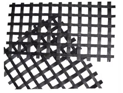 China 25.4x25.4mm Fiberglass Bitumen Geogrid Asphalt Reinforcement For Road Pavement for sale