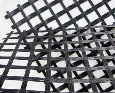 China Road Surface Fiberglass Yarn Biaxial Geogrid Asphalt Layers Reinforcement High Strength for sale