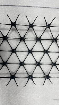 China TX150 TX160 PP Plastic Geomalla Triaxial Geogrid for Road Reinforcement Construction for sale