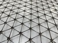 China HDPE Or PP Material Triaxial Geogrid For Driveway Reinforcement Pavement Retaining Wall Roadwork Construction for sale