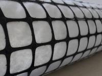 China PP Geogrid Thermal Bond Geotextile Composite Geogrid Reinforces Subgrades  Isolation Gravel Layer For Highway for sale