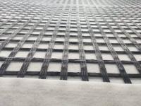 China Geocomposite PET Geogrid Thermal Bonding Nonwoven Fabric By Glue Composite Geogrid Road Pavement Reinforcement for sale