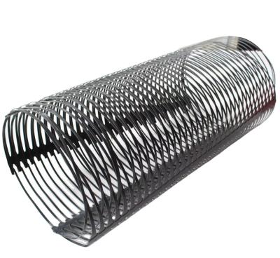 China Retaining Structures Uniaxial HDPE Plastic Geogrid  MSE Walls Slope  Stabilization Road Railway Embankments for sale