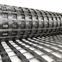 China Two Way Soft Soil Reinforce Polyester Geogrids Solutions For Subgrade Stabilisation Reinforcement for sale