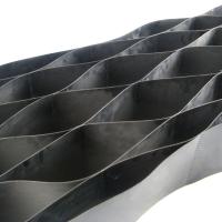 China Steam Peel Strength 1000N 3D Honeycomb HDPE Plastic Geocell  50mm-300mm HeightGround Stabilization Grid for sale