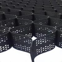 China Wall Runway Dike And Retaining Reinforce Grid Plastic Erosion Geocell  Seam Peel Strengths 1000N for sale