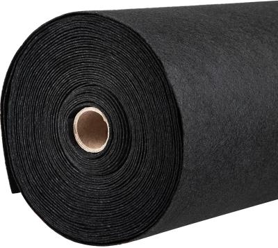 China Black Separation And Stabilization Polyester Nonwoven Geotextile For Highways Railways And Airport Runways for sale