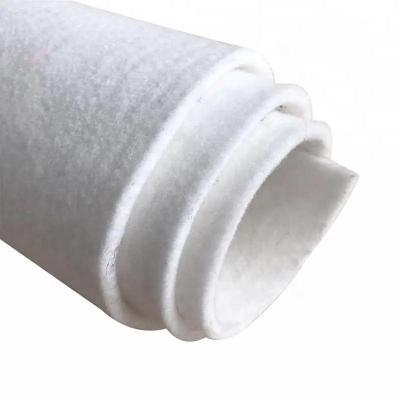 China Width 4M Permeability 300g PET Nonwoven Geotextile Fabric Drainage Separation Reinforcement Soft Soil for sale