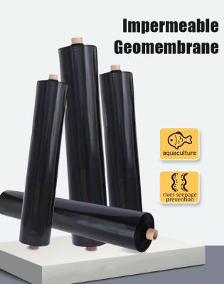 China Salt Industry 2mm Black HDPE Smooth Geomembrane Anti Seepage Membrane for sale