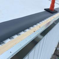 China 1.5mm 60Mils Wastewater Treatment HDPE Geomembrane Sheet For Sewage Storage Tanks for sale