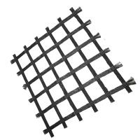 China High Molecular Weight Low Creep Coated PVC Polyester Geogrid Soil Stabilization Foundations Reinforce for sale