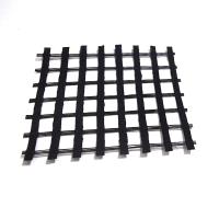 China UX BX  Grid Flexibility UV Resistance PVC Coated Polyester Geogrid Embankments Basal Reinforcement Soft Soils for sale