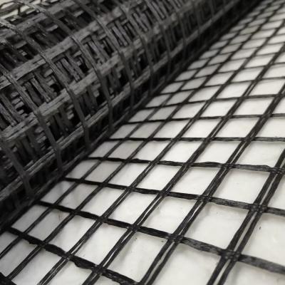 China High Strength UX Grid Retaining Walls Polyester Geogrid Reinforce Embankments Road Maintenance And Repair for sale