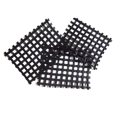 China Long Term Design Low Creep Flexibility Reinforcement Polyester Geogrid Road Maintenance And Repair Project for sale
