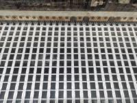 China Flexibility High Molecular Weight Polyester Biaxial Geogrid Railway Base Reinforcement And Stabilization. for sale
