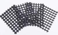 China Low Creep Woven Coated Bitumen Reinforcement Fiberglass Geogrid BX Grid Asphalt Overlay  Pavement for sale