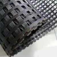 China High-Temperature Resistance  Low Creep Glass Fiber Geogrid Tensile Strength 100 FG  Grid Asphalt Pavement Reinforce for sale
