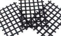 China FG Biaxial Grid 100 Asphalt Pavement Knitted Glass Fiber Geogrid Reinforce Soft Soil  Road Construction for sale