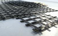 China PVC Coated Polyester Geogrid Black Mesh Size 50.8x50.8 Perfect for Erosion Control and Foundation Stabilization Projects for sale