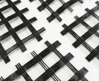 China Mesh Size 12.7x12.7 Bitumen Coated Grid Mesh Width 1m to 6m Strong Flexible Reinforcement Mesh for Concrete and Asphalt Surface Protection for sale