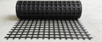 China Roll Length 50m to 100m Fiberglass Geogrid Featuring Strength 30 to 200knm and Width 1m to 6m for Subgrade Stabilization for sale