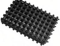 China Asphalt Reinforcement  FG150-150 KN/M  Bitumen Coated Grid Mesh Prevent Asphalt Cracking for sale