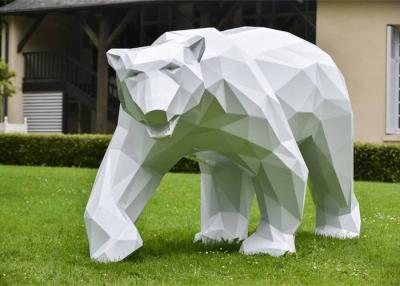 China 1 Meter Large Fiberglass Bear Sculpture for Outdoor Public Decoration - Customizable Size & Finish for sale