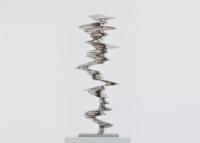 China Modern Contemporary Stainless Steel Polished Tony Cragg Sculpture Untitled 80cm Height for sale