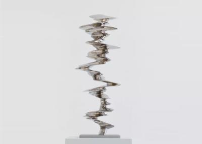 China Modern Contemporary Stainless Steel Polished Tony Cragg Sculpture Untitled 80cm Height for sale