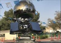 China Custom Stainless Steel Globe and Book Sculpture Outdoor Decorative Mirror Polished for sale
